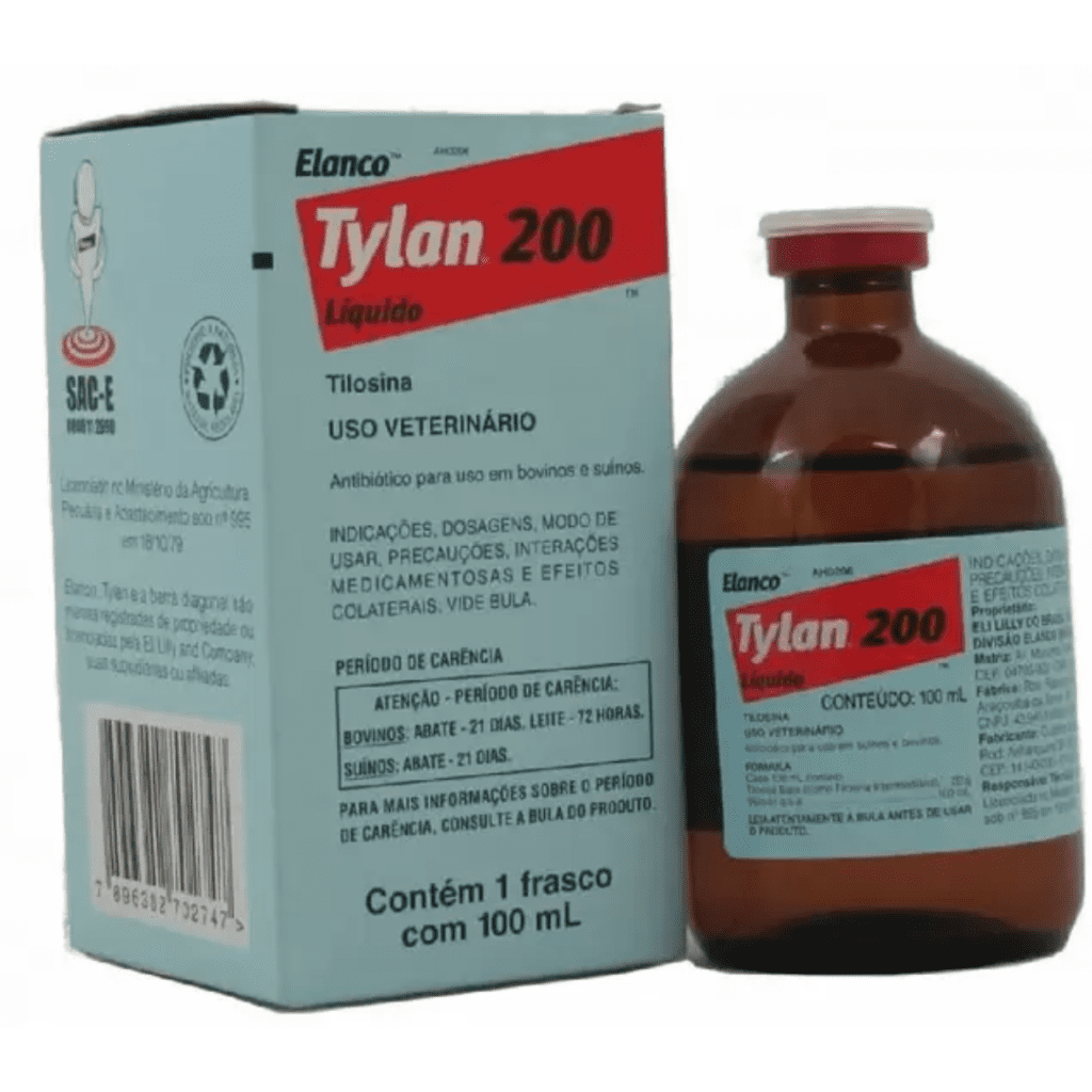 Tylan 200 liquido 100ML – Vetmarket Agronegócios